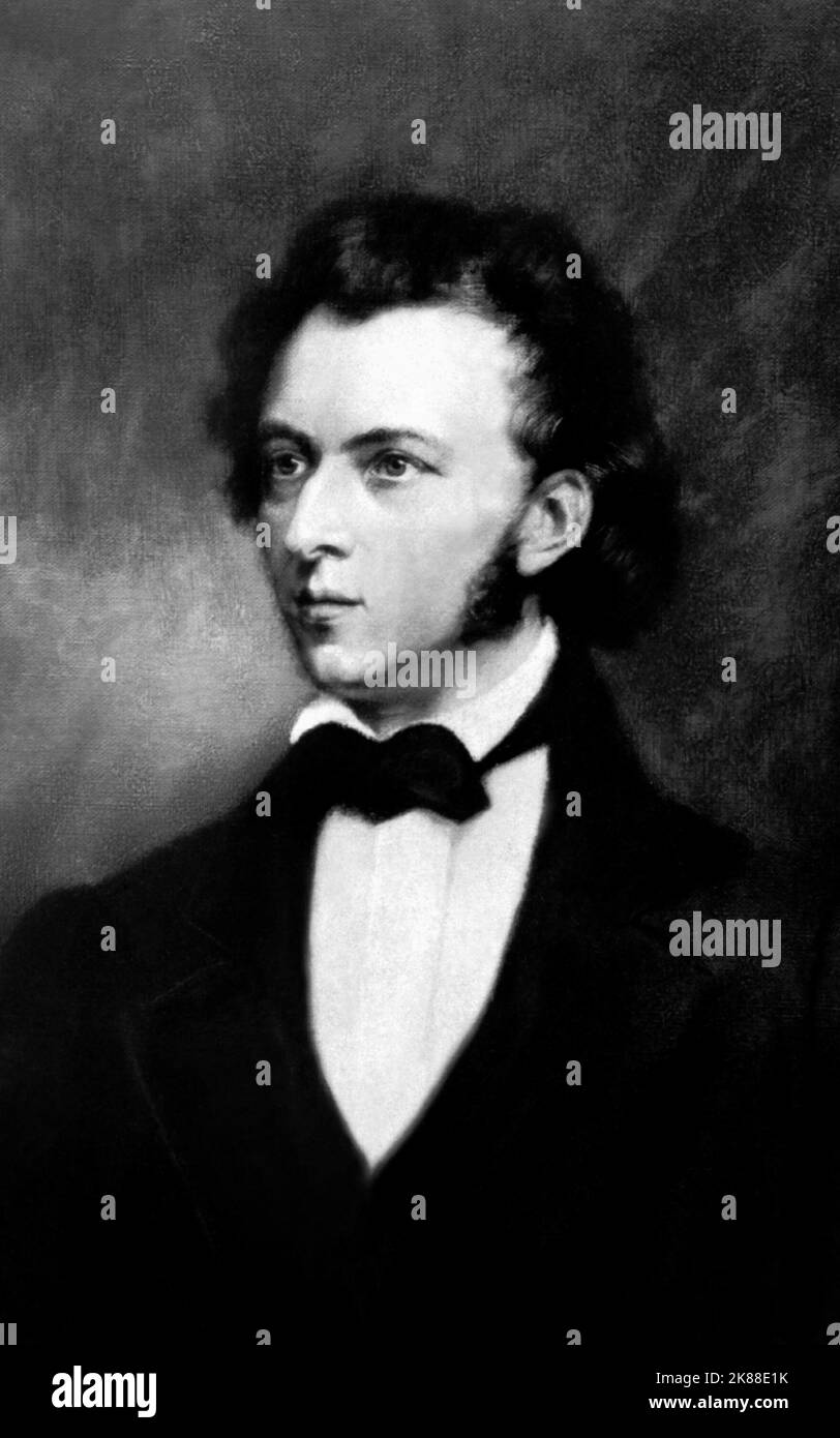 Frederic Chopin Music Composer 01 May 1840 **WARNING** This Photograph ...