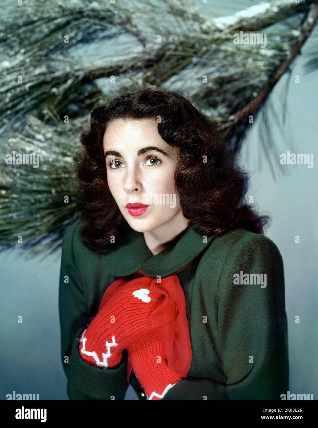 Elizabeth Taylor Actress 14 December 1947 **WARNING** This Photograph ...