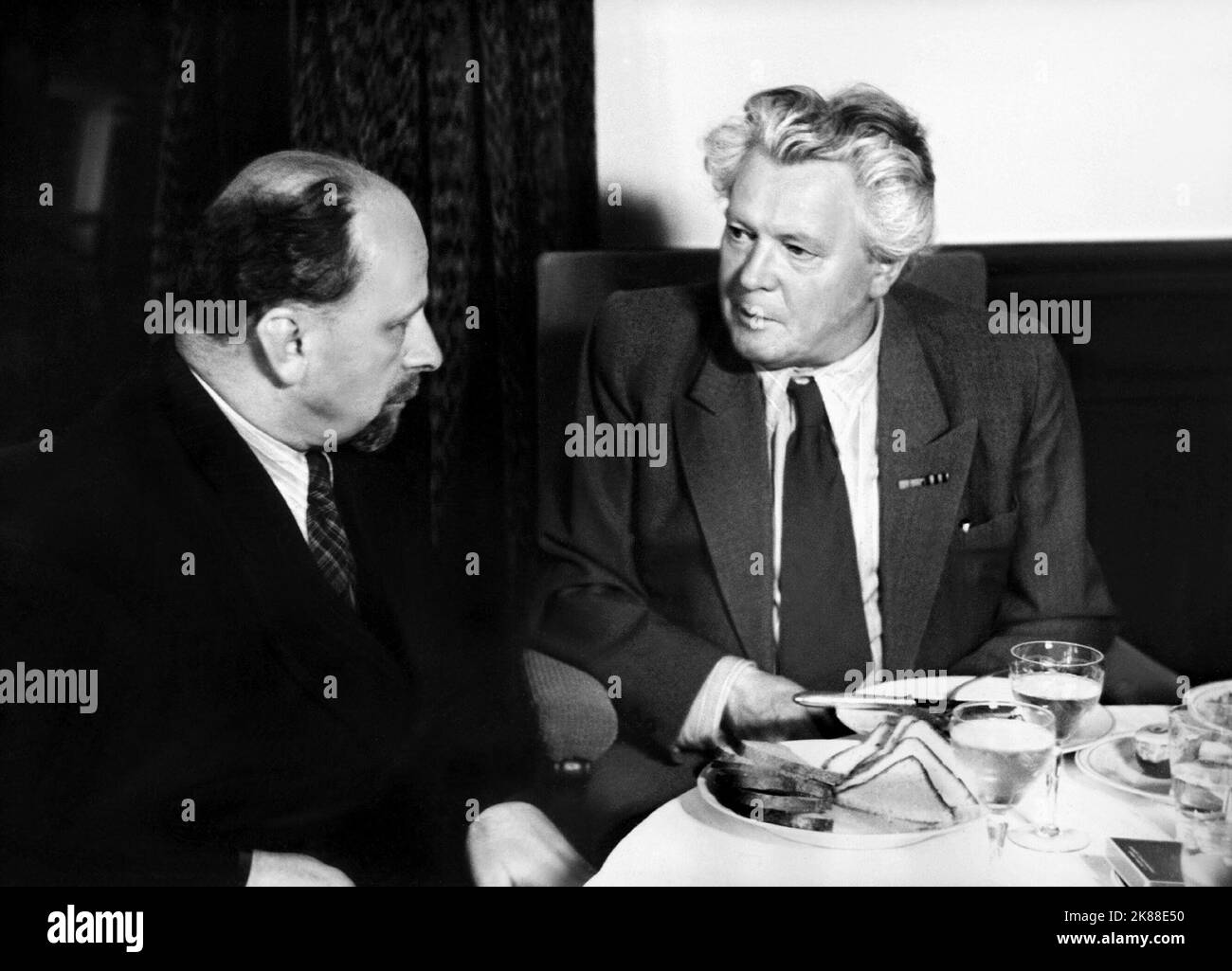 Walter Ulbricht & Erich Weinert Politician & Writer 05 August 1950 ...
