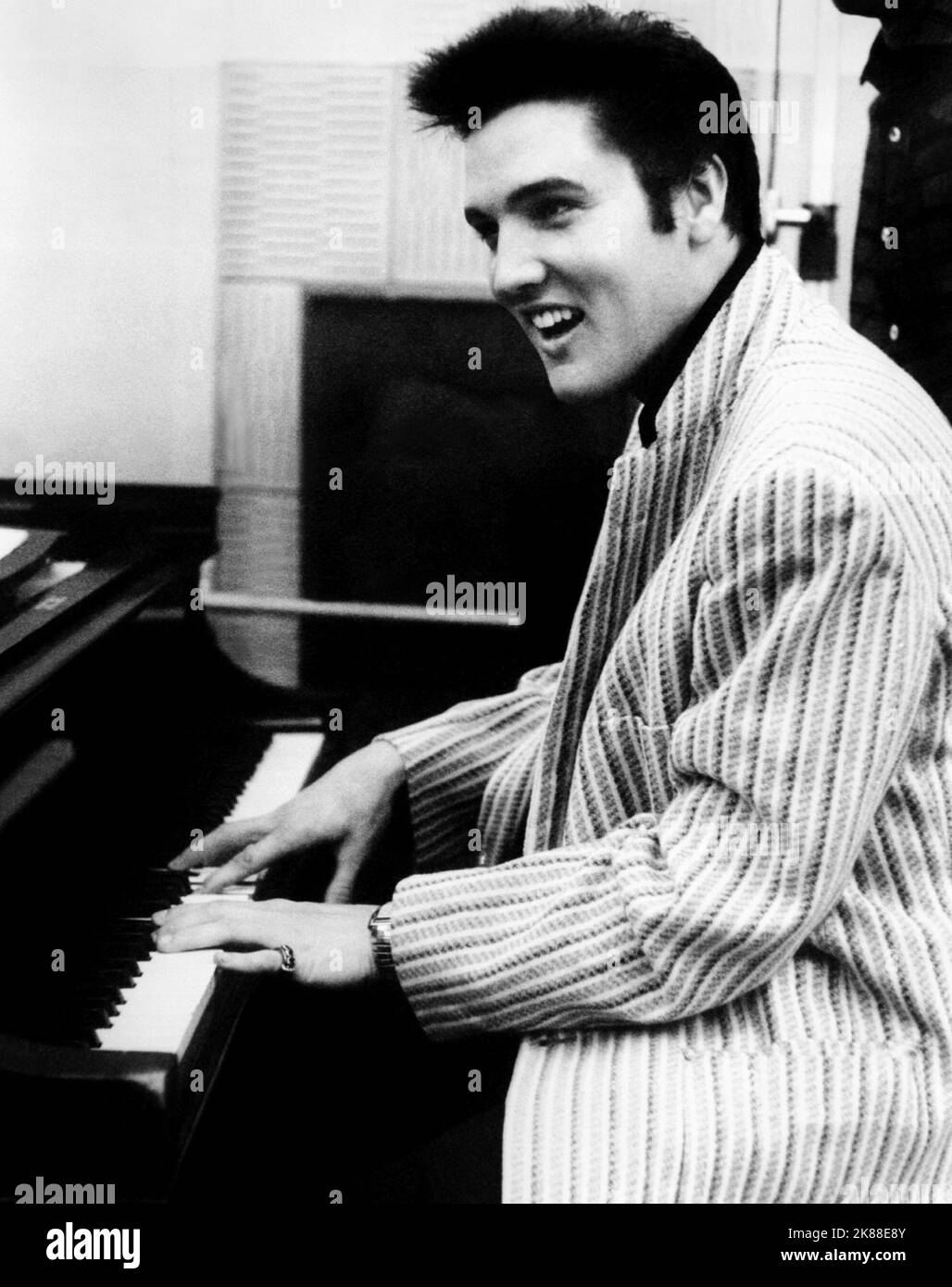 Elvis Presley Playing Piano