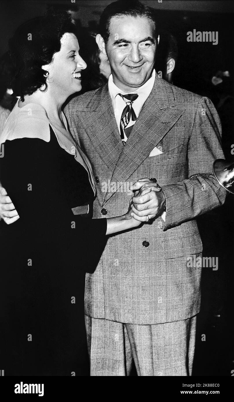 Alice Goodman & Benny Goodman Musician And Wife 01 June 1956 **WARNING ...