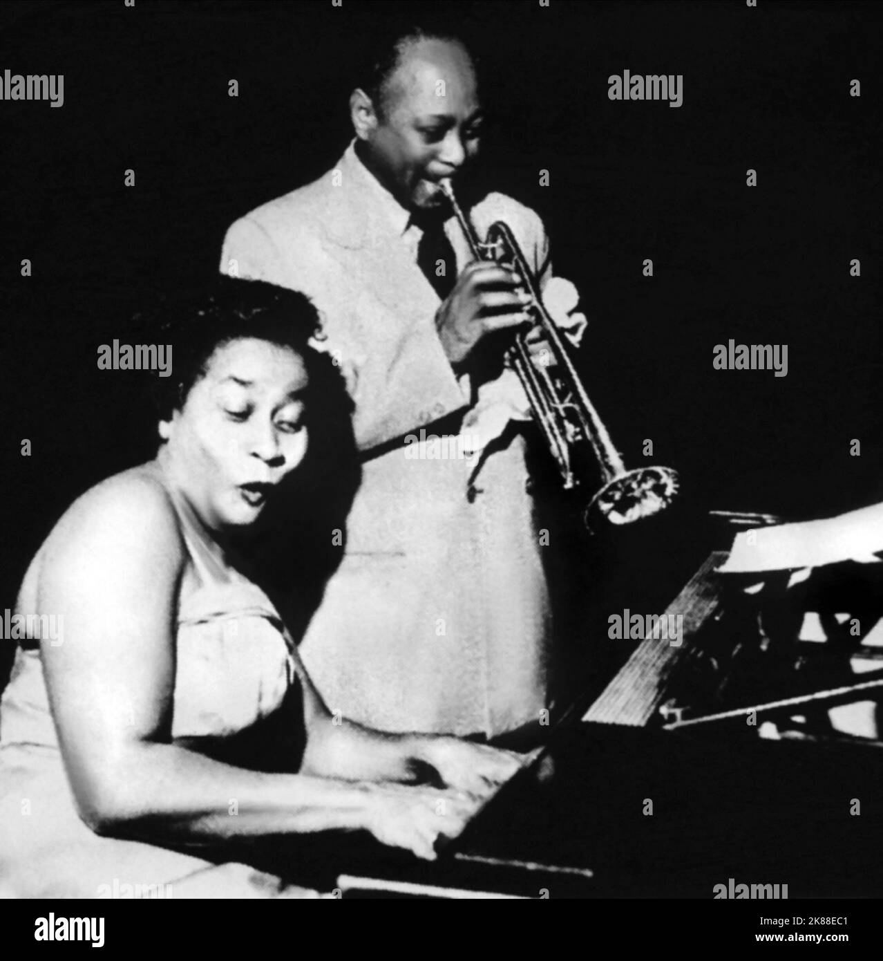 Lil Hardin Armstrong & Peanuts Holland Jazz Musicians 01 June 1935 ...