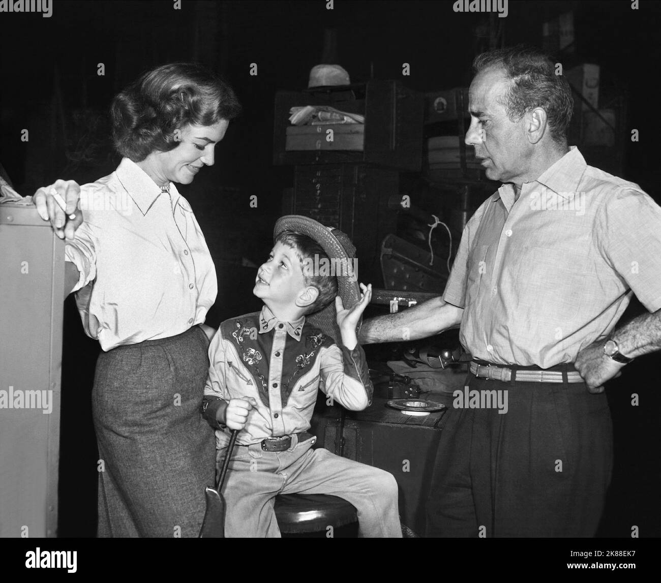 Lauren Bacall, Stephen Bogart & Humphrey Bogart Actress & Actor With ...