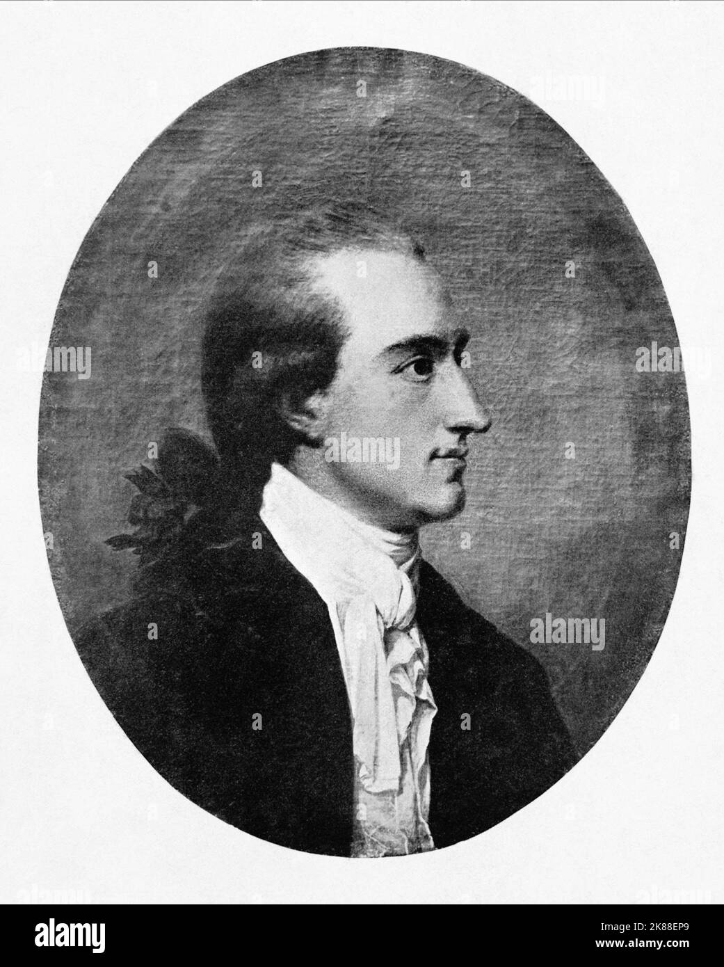 Johann Wolfgang Von Goethe Writer (1749–1832) Gemalt Von G. O. May 1779 ...