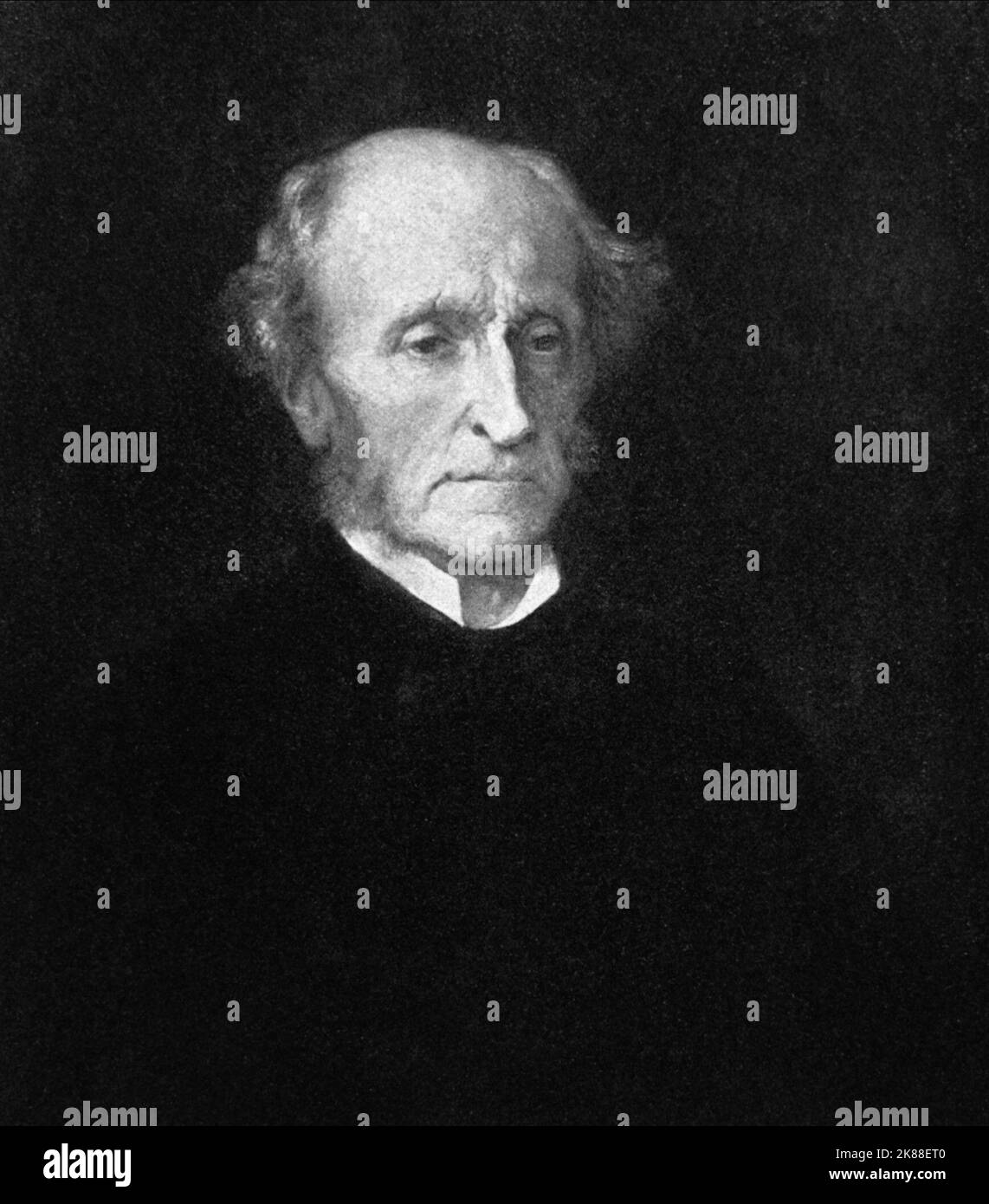 John Stuart Mill Philosopher & Economist (1806-1873) Gemalt Von Watts ...