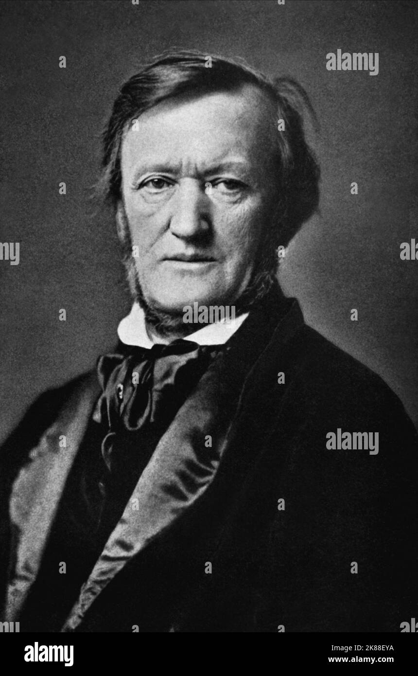 Richard Wagner Composer (1813-1883) / Fotografie Von Franz Hanfstaengl ...