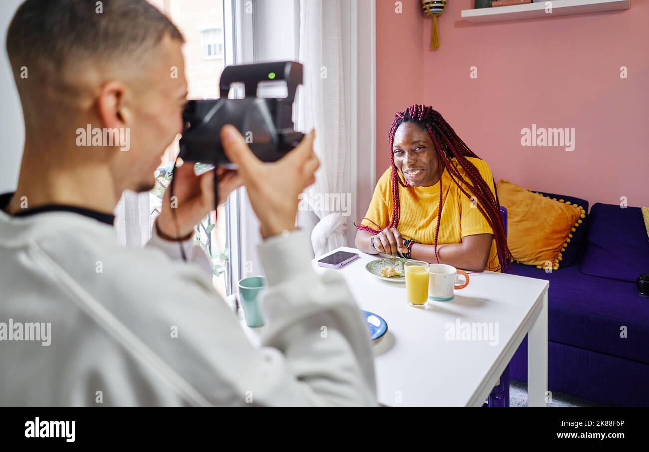 Taking instant photos hi-res stock photography and images - Alamy