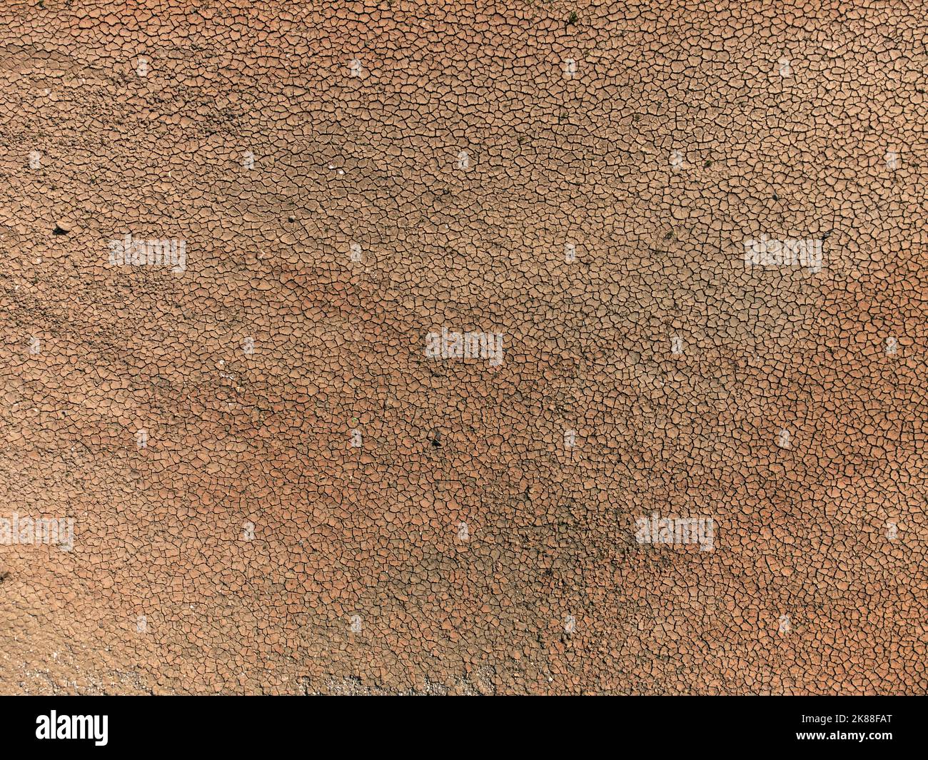 Close up shot of drought, dried soil photographed from top view Stock ...