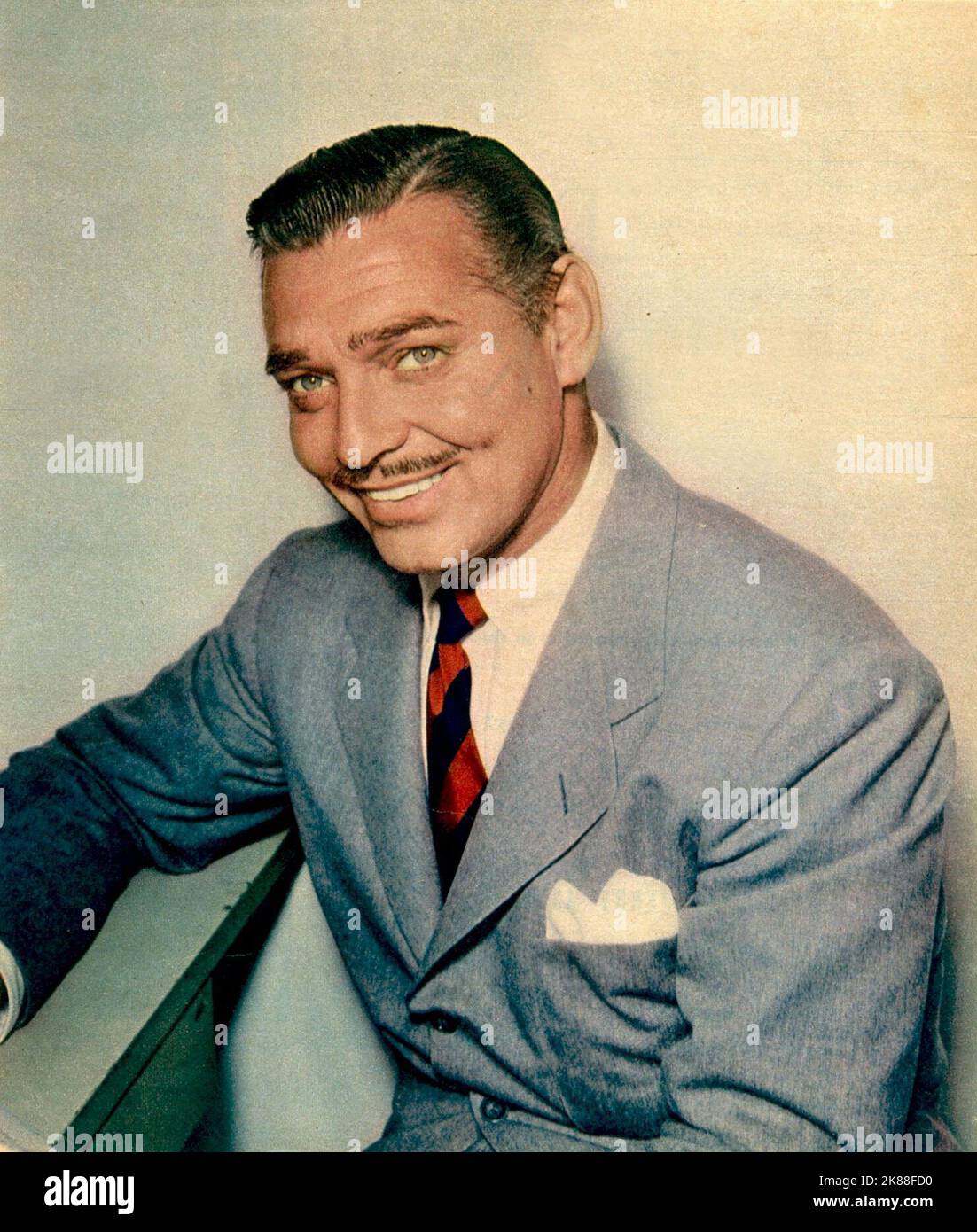 Clark Gable Actor 01 May 1950 **WARNING** This Photograph is for ...