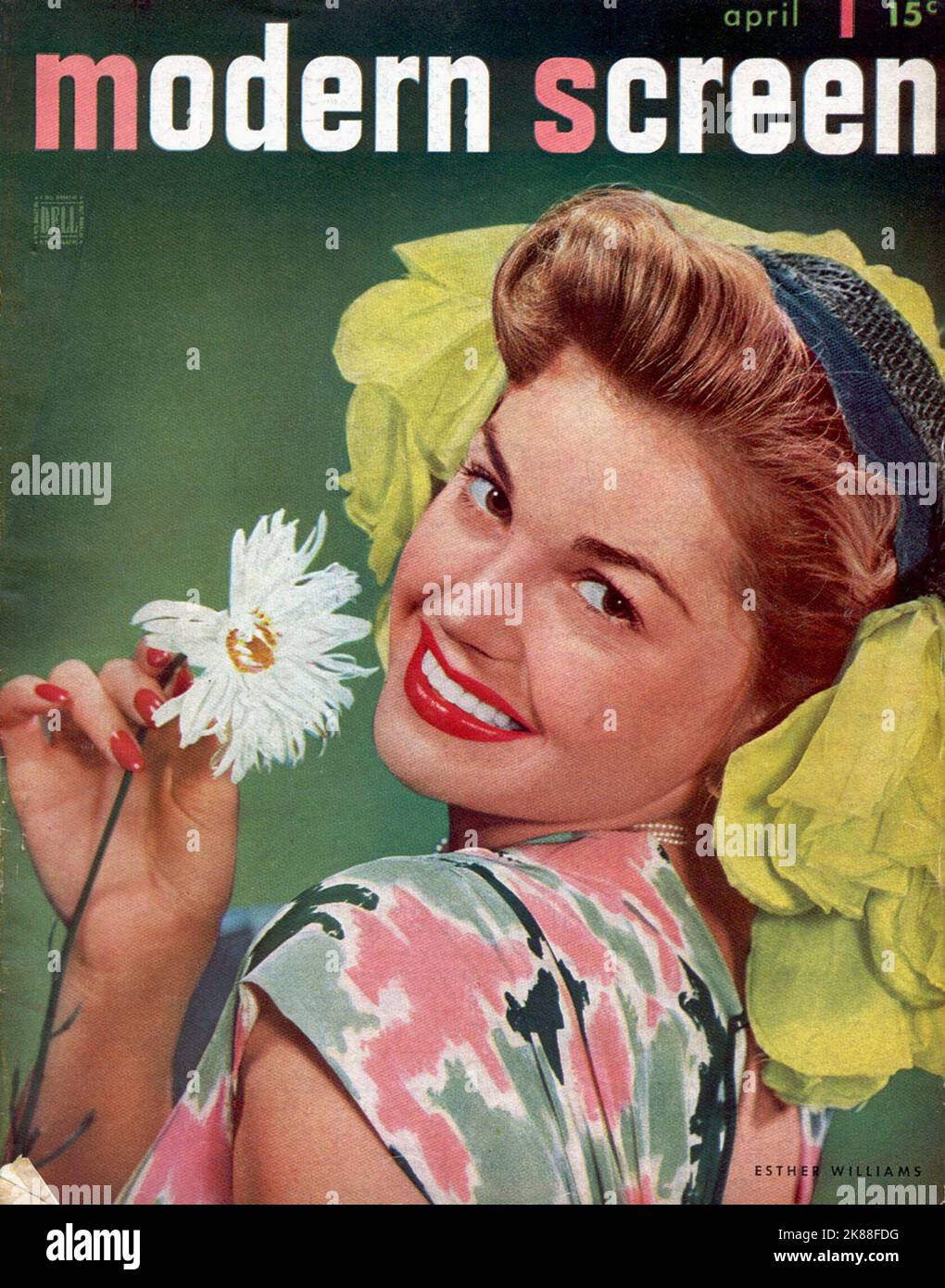 Esther Williams Modern Screen Magazine Cover 17 April 1946 **WARNING ...