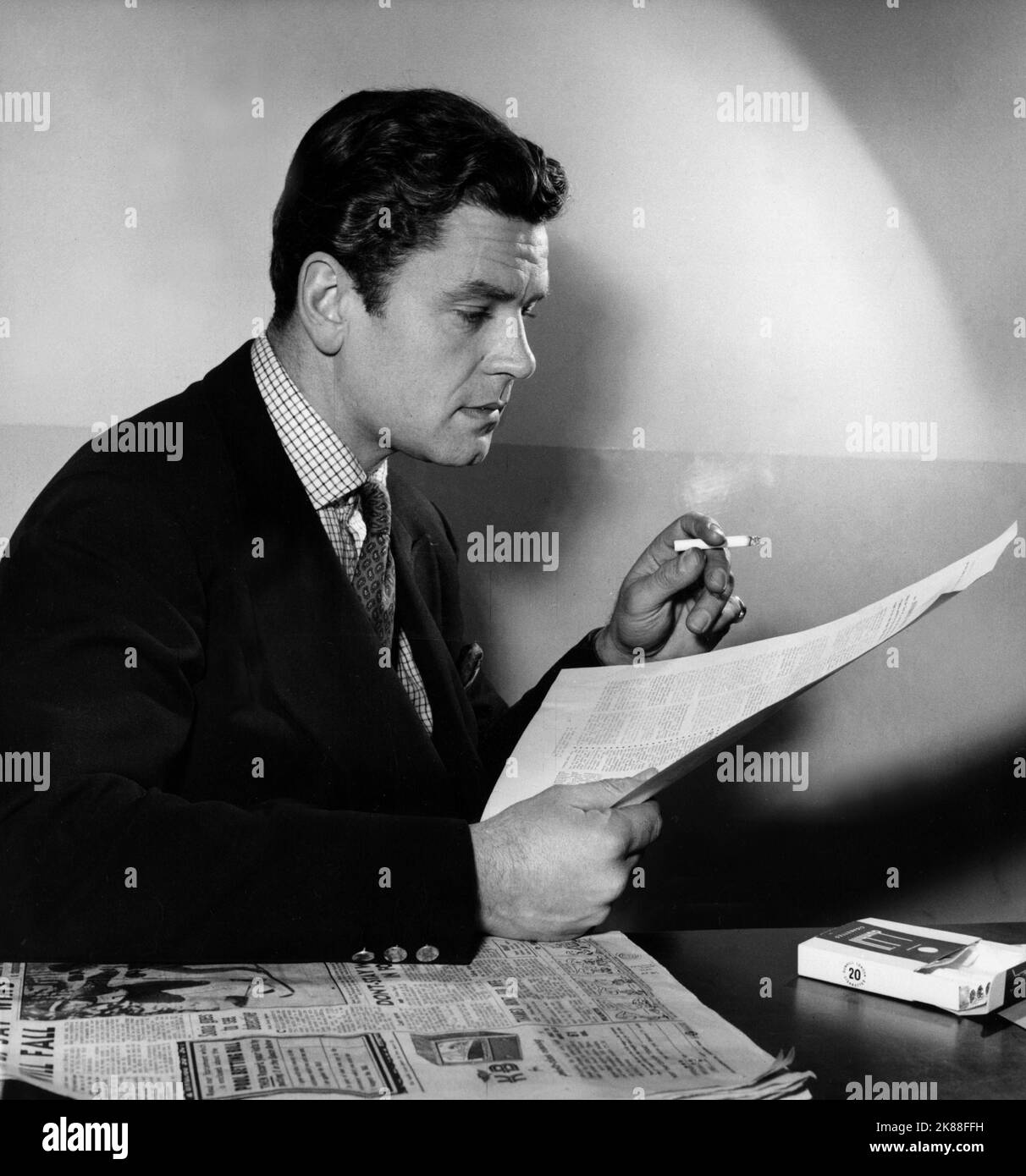 Anthony Steel Actor 01 May 1951 **WARNING** This Photograph is for ...