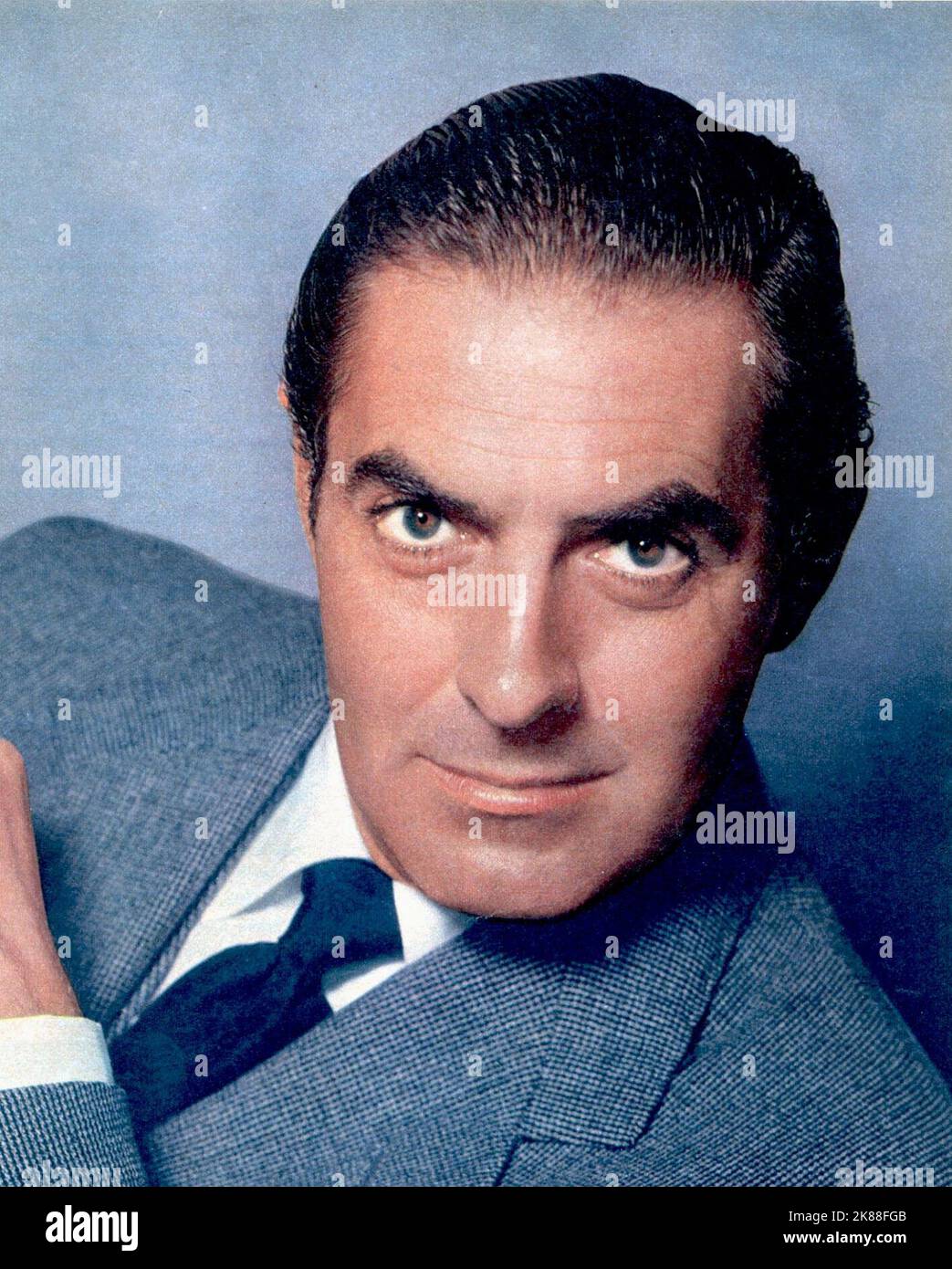 Tyrone Power Actor 01 May 1950 **WARNING** This Photograph is for ...
