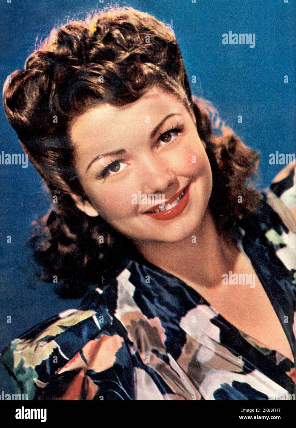Anne Baxter Actress 01 May 1943 **WARNING** This Photograph is for ...