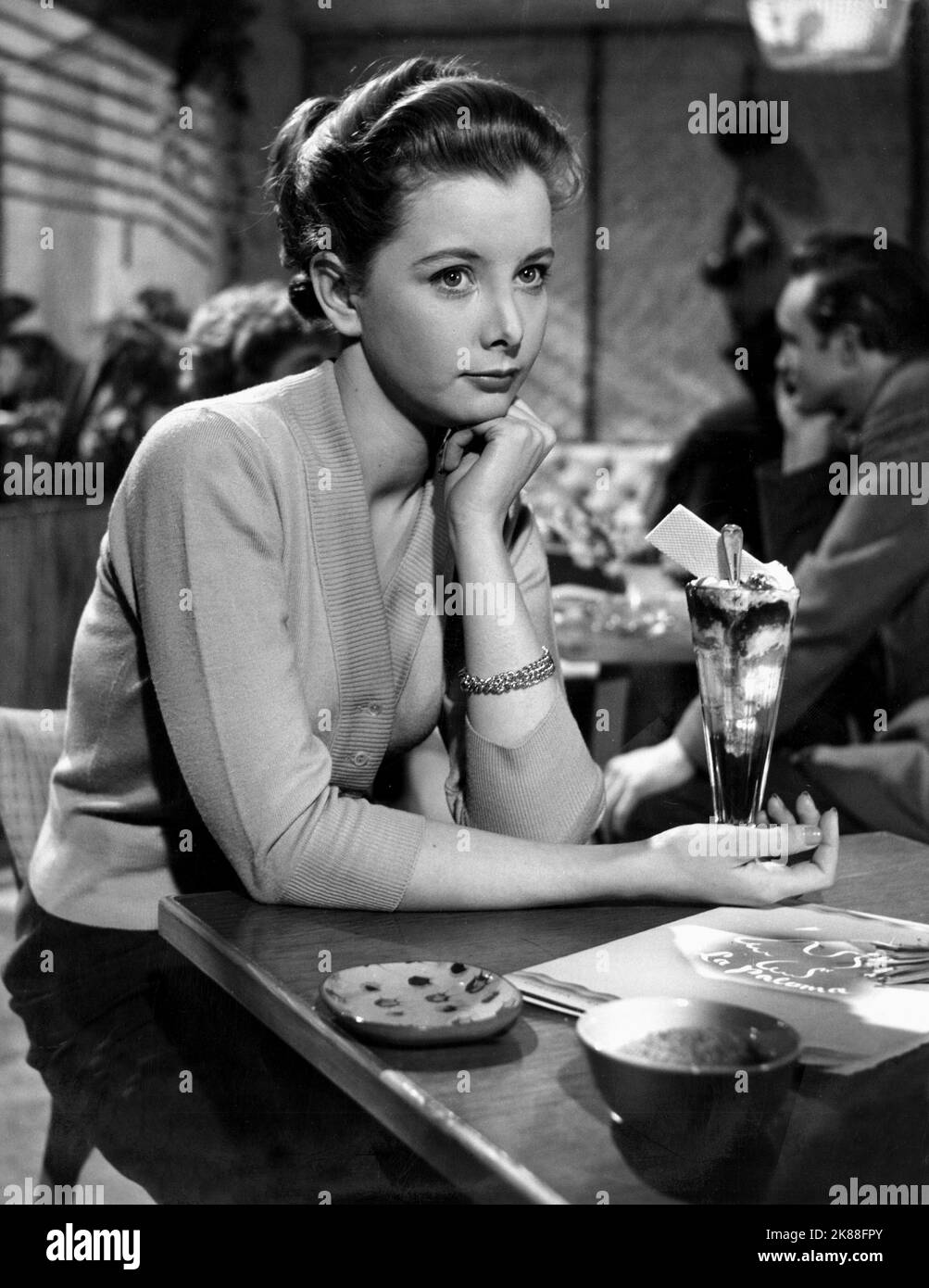 June Thorburn Actress 01 May 1955 **WARNING** This Photograph is for ...