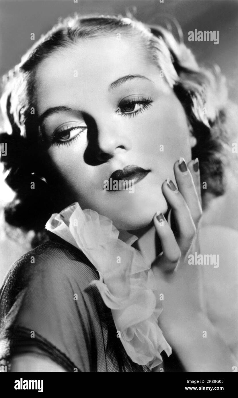 Patricia Ellis Actress 01 May 1935 **WARNING** This Photograph is for ...