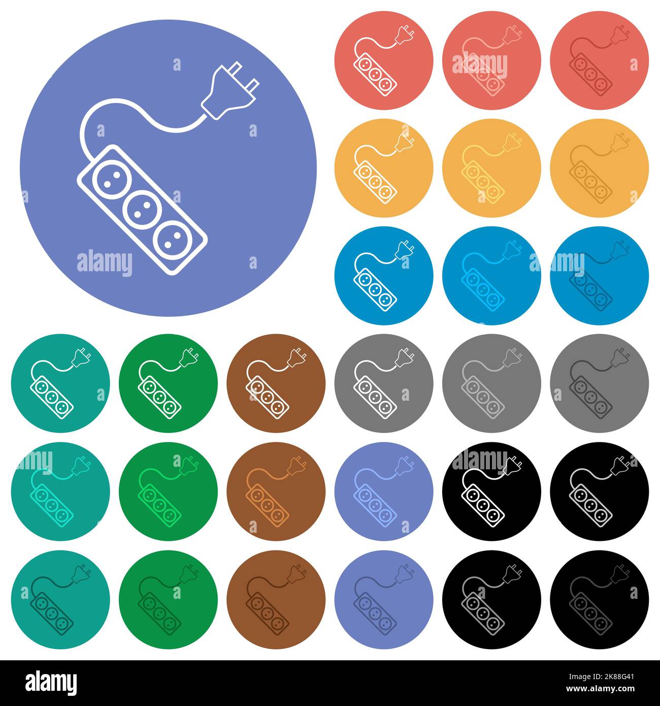 Multi voltage electrical sockets Stock Vector Images - Alamy