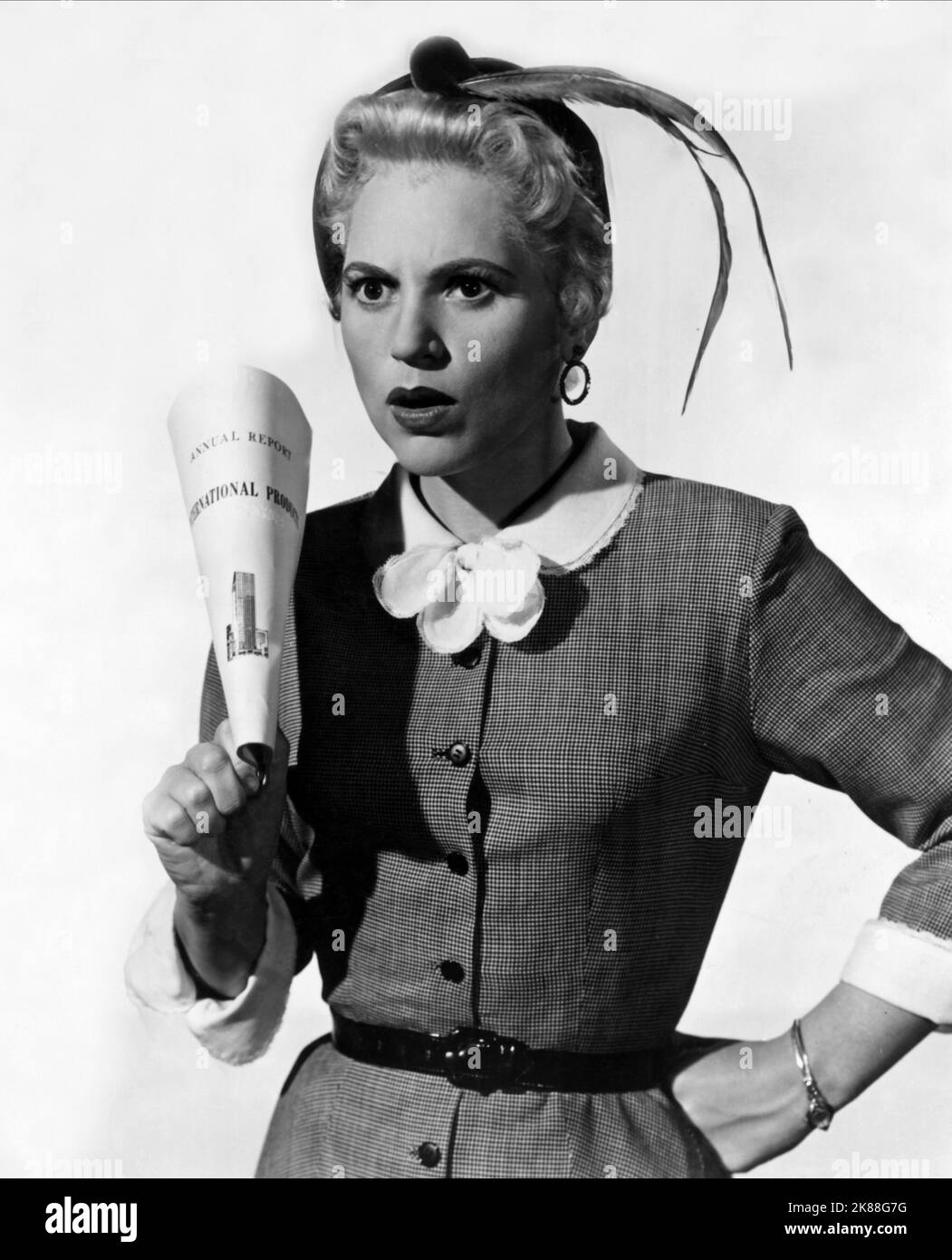 Judy Holliday Actress 06 March 1956 **WARNING** This Photograph is for ...