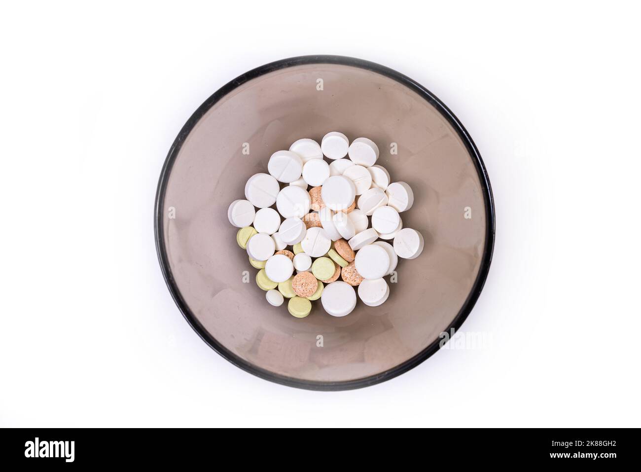 Tablets in a plate hi-res stock photography and images - Alamy