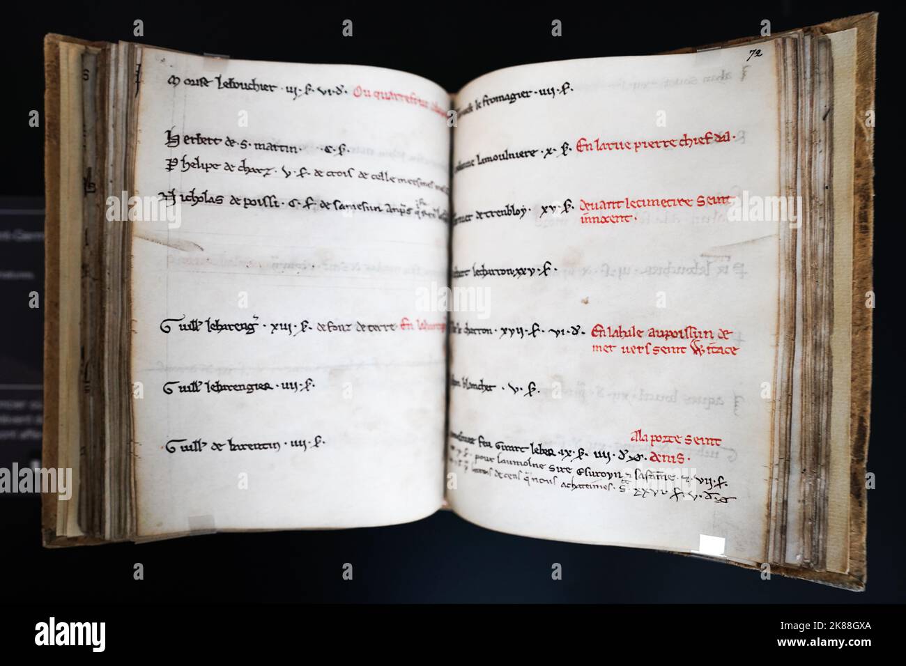 The collection of National Archives Museum collection in Paris Stock ...