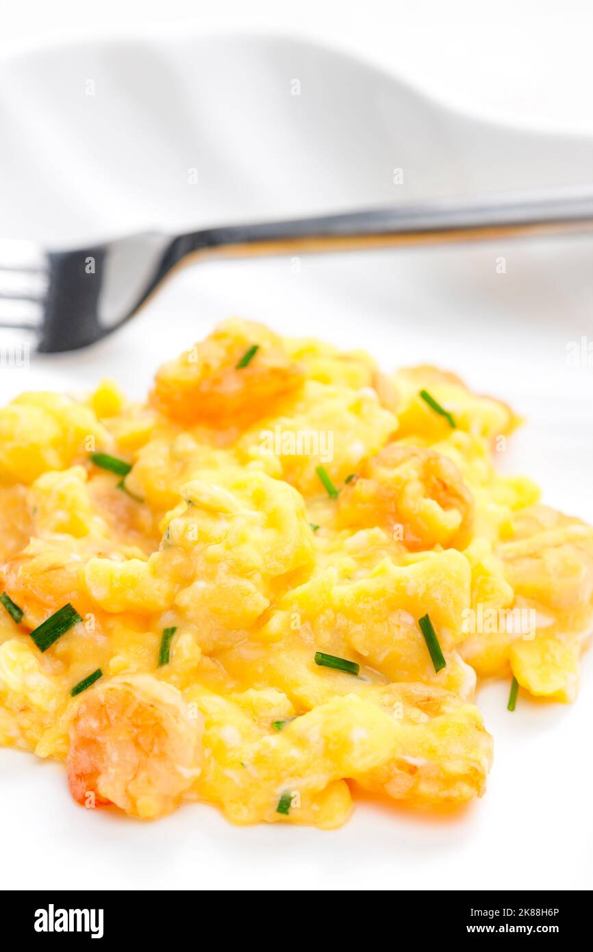 Shrimp scrambled egg hi-res stock photography and images - Alamy