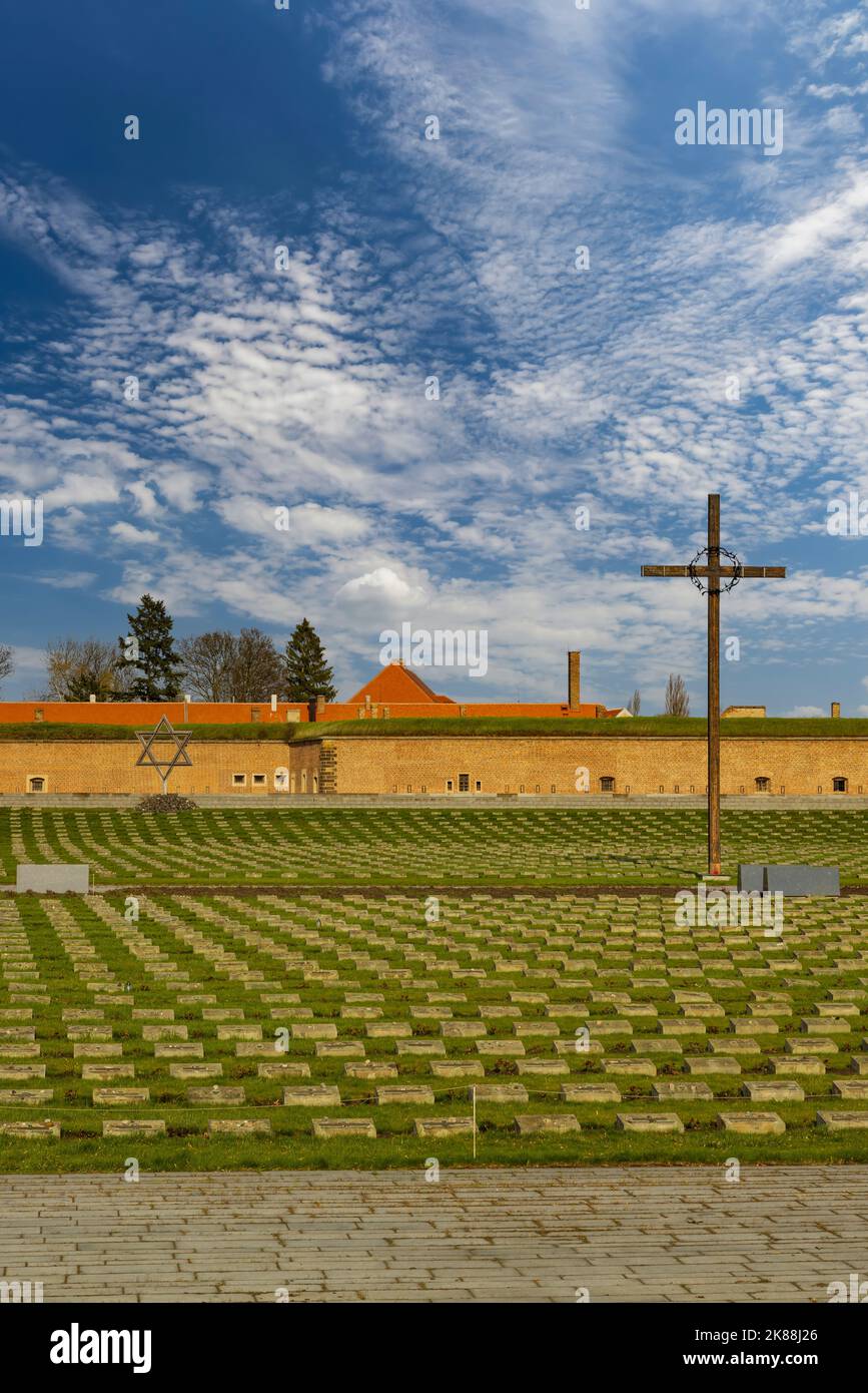 Small fortress and memorial to victims 2nd World War, Terezin, Northern ...