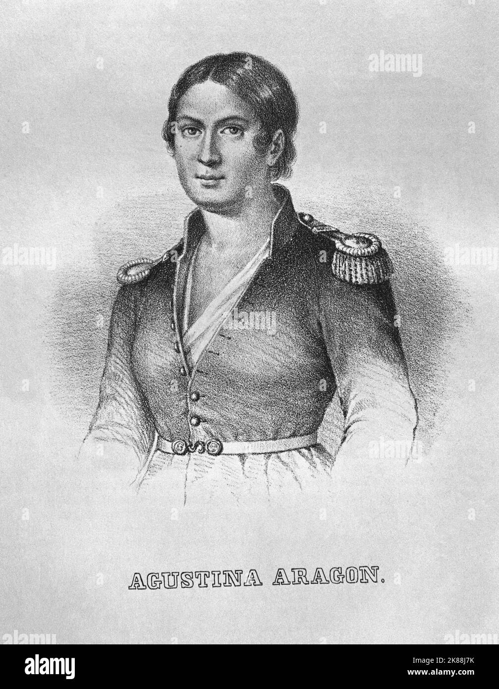 AGUSTINA SARAGOSSA I DOMENECH CONOCIDA COMO AGUSTINA DE ARAGON(1786/ ...