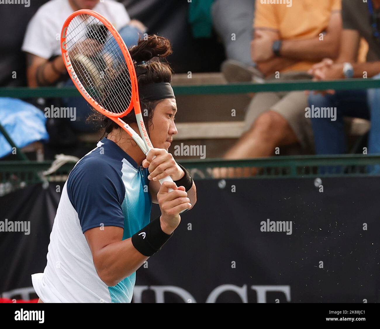Tennis Club Napoli, Napoli, Italy, October 21, 2022, Zhizhen Zhang of ...