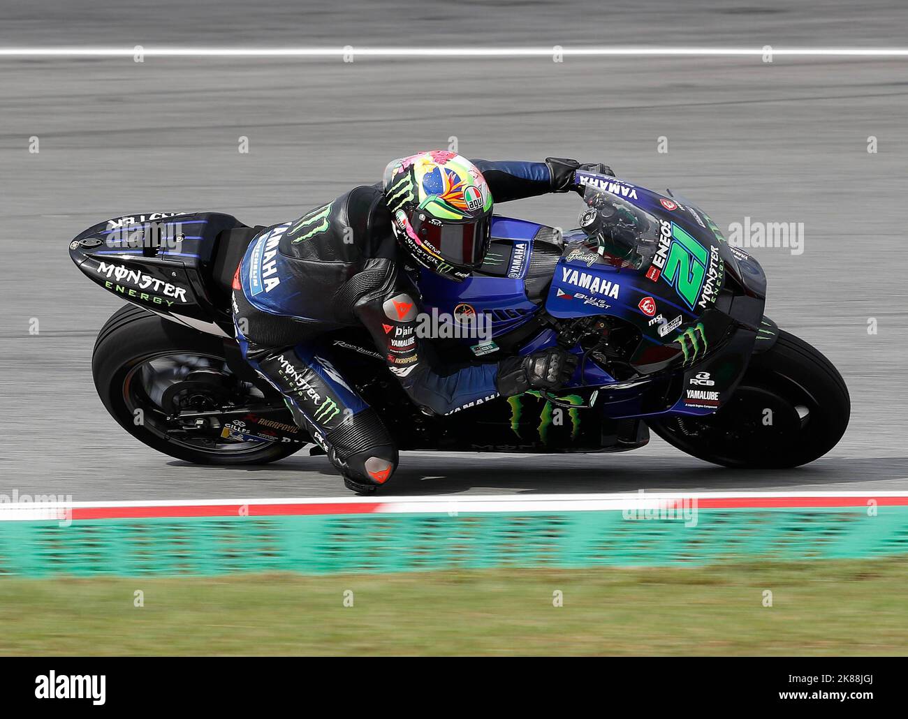 Kuala Lumpur, Malaysia. 21st Oct, 2022. Italian rider Franco Morbidelli ...