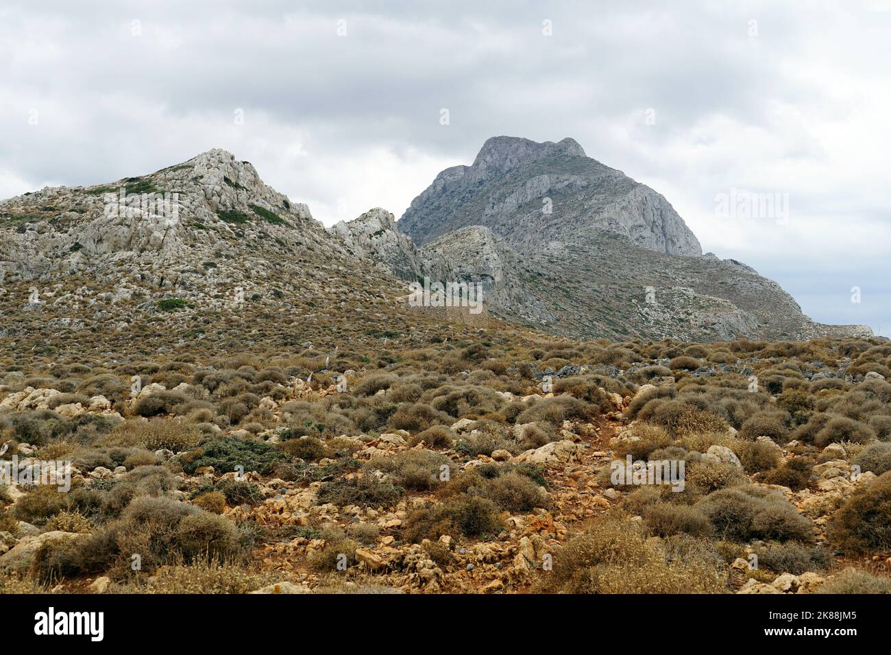 Gramvousa Peninsula, Chersonesos Gramvousas, Crete, Greece, Europe ...