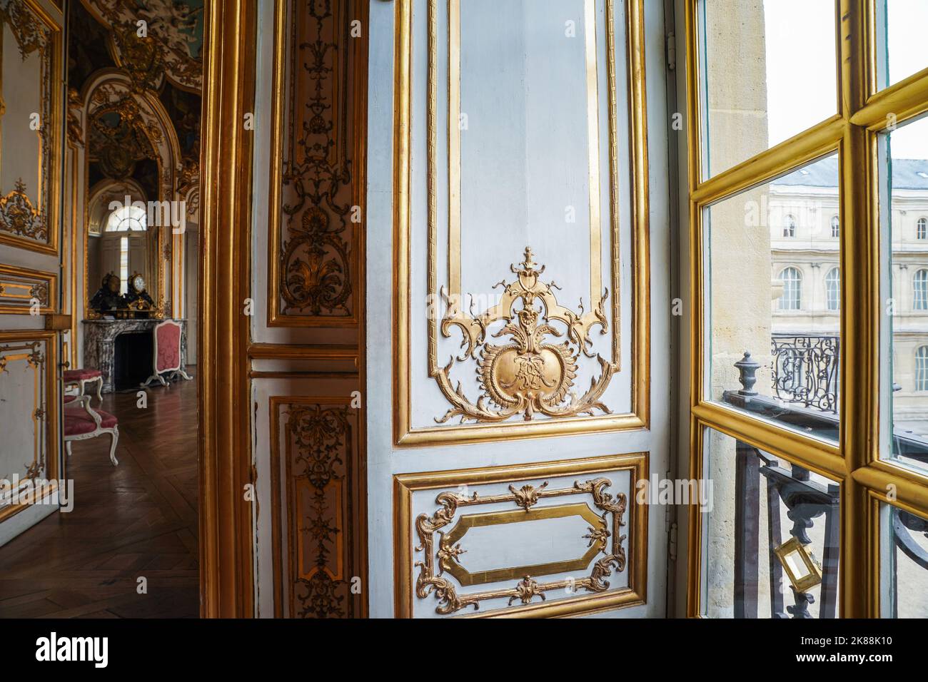 The interior of National Archives Museum in Paris Stock Photo - Alamy