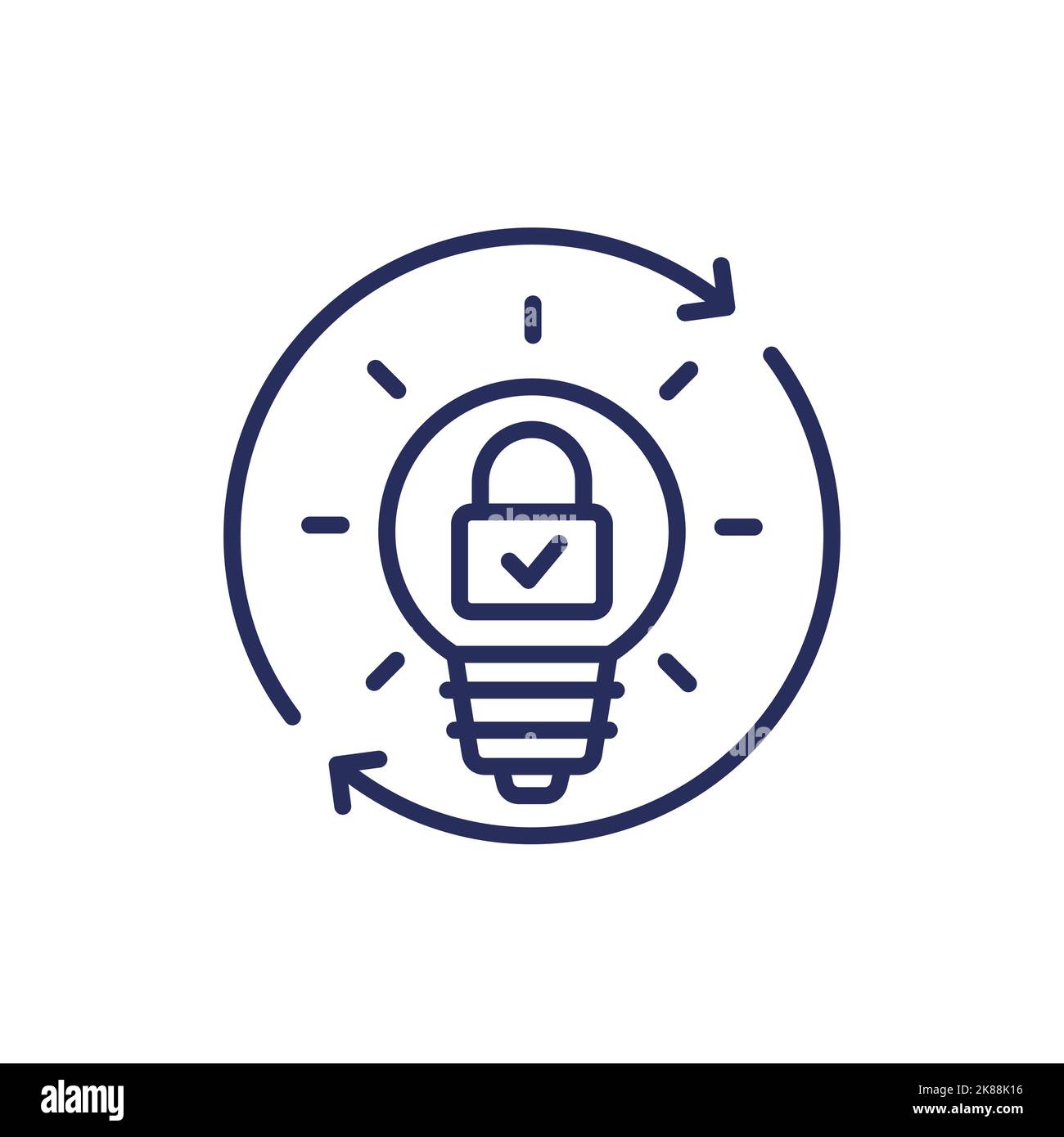Patent process Stock Vector Images - Alamy