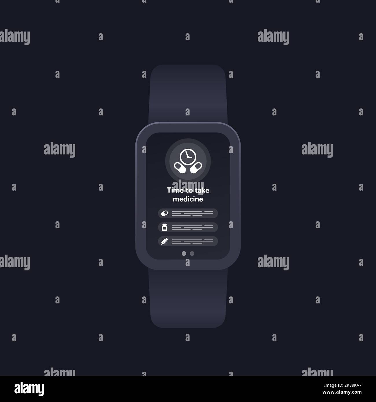 Medical alert device Stock Vector Images - Alamy