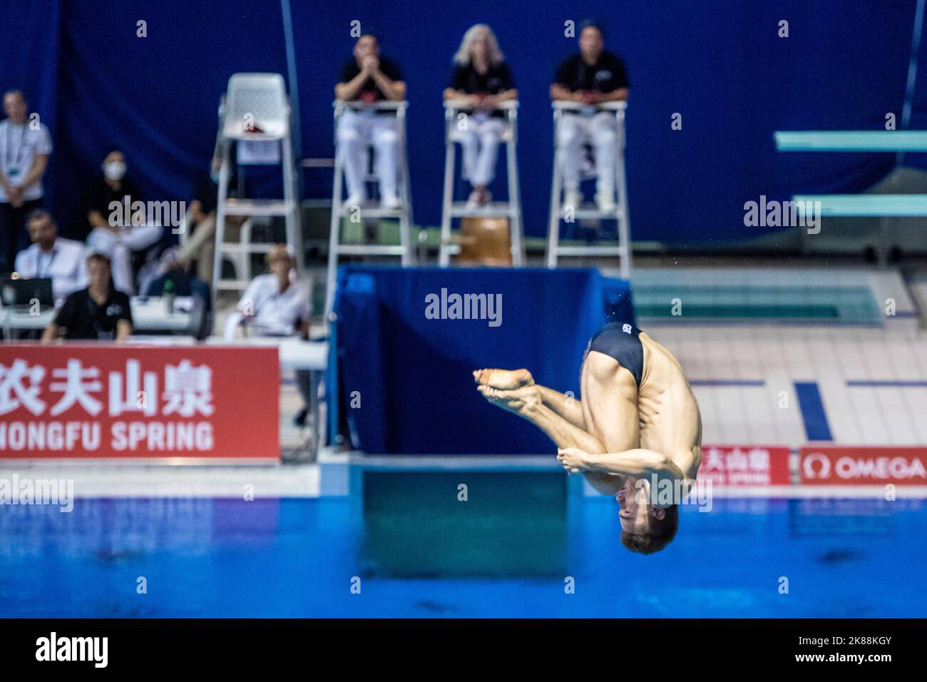 Berlin, Germany. 21st Oct, 2022. Water diving: World Cup, Decisions ...