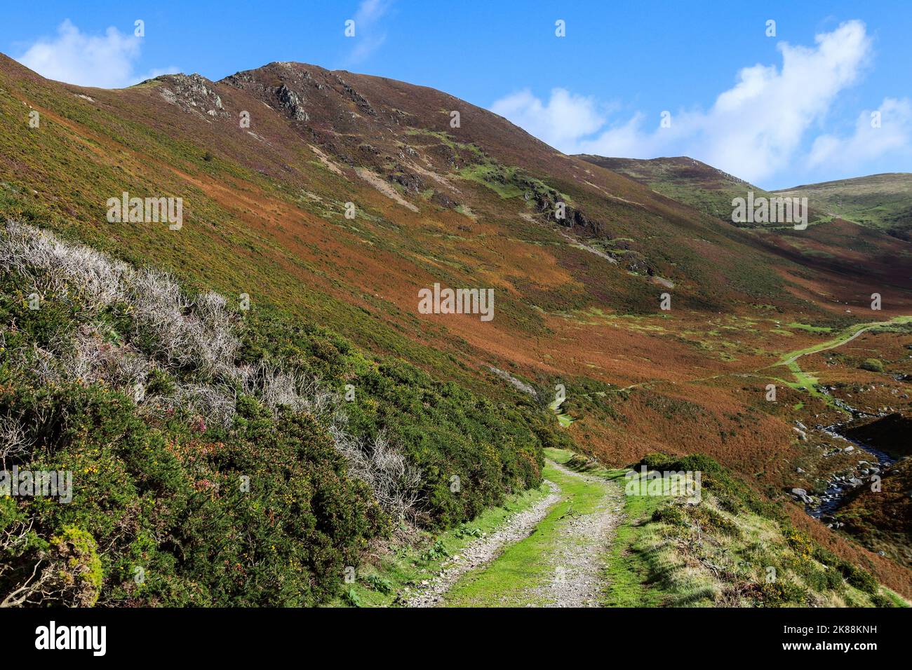 snowdonia aber valley wales Stock Photo - Alamy