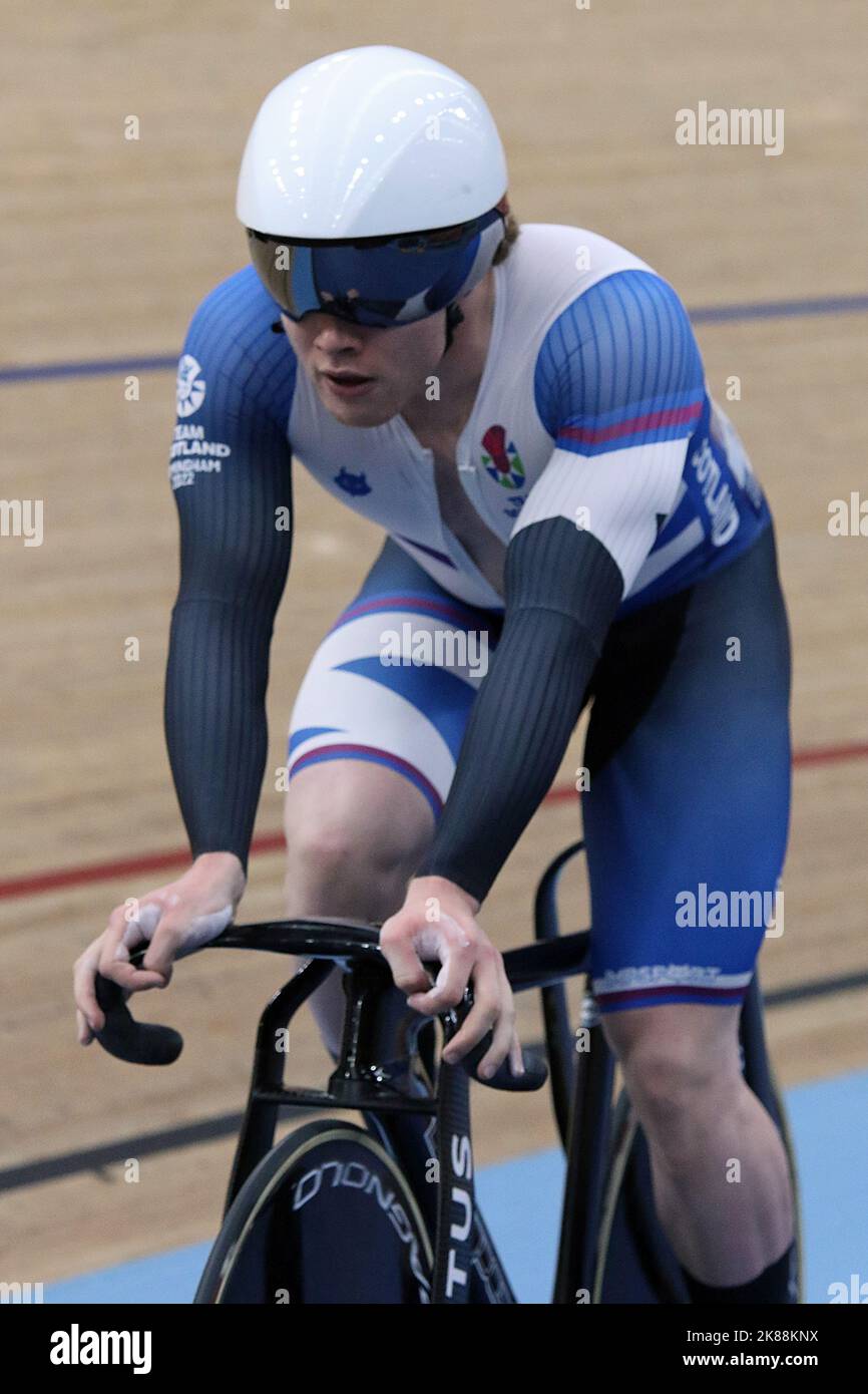 Jack CARLIN of Scotland in the Men's sprint cycling at the 2022 ...