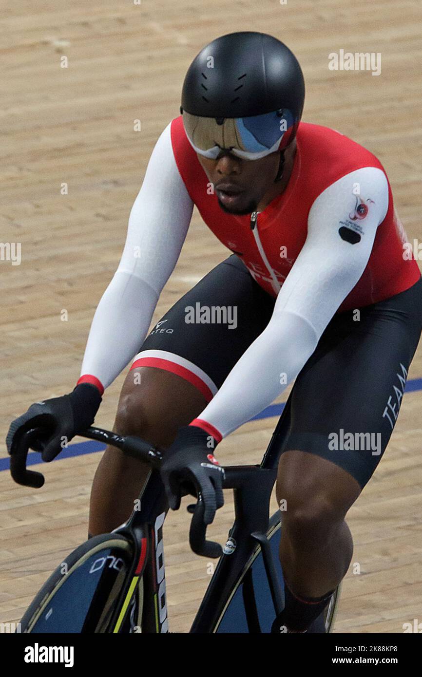 Nicholas PAUL of Trinidad & Tobago in the Men's sprint cycling at the ...