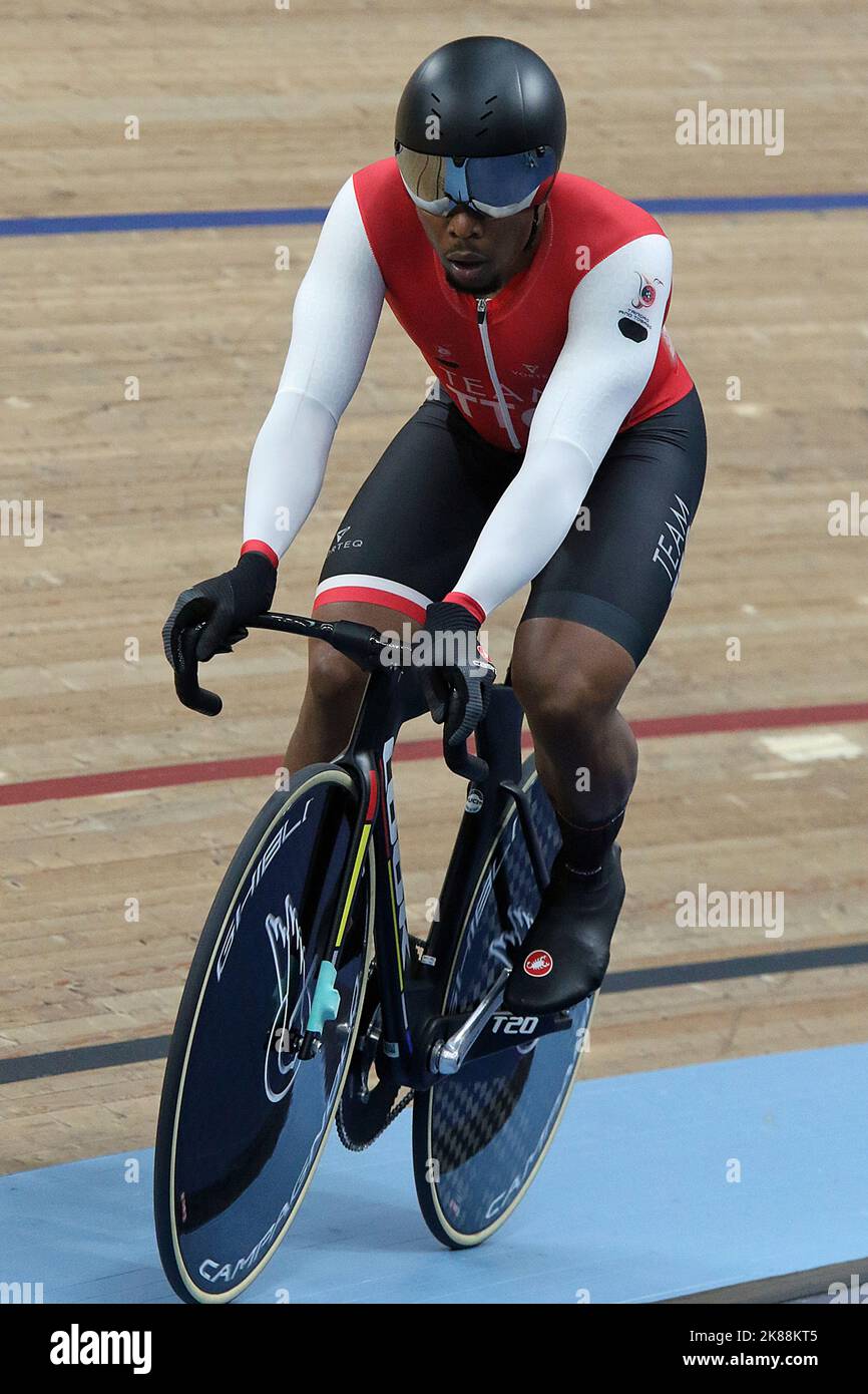 Nicholas PAUL of Trinidad & Tobago in the Men's sprint cycling at the 2022 Commonwealth games in ...