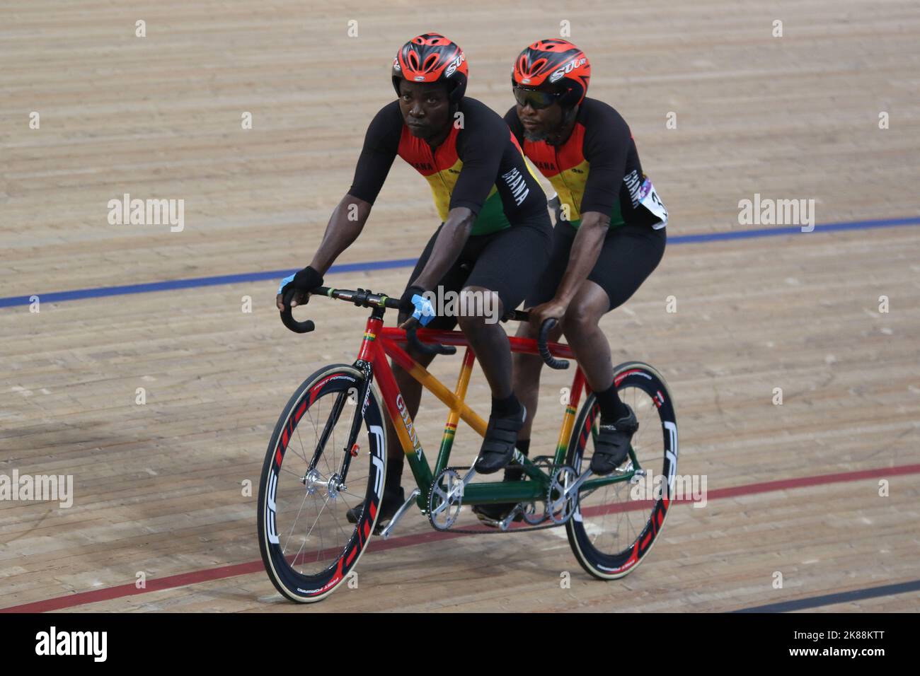 Frederick ASSOR of Ghana along with his pilot Rudolf Mensah in the Men ...