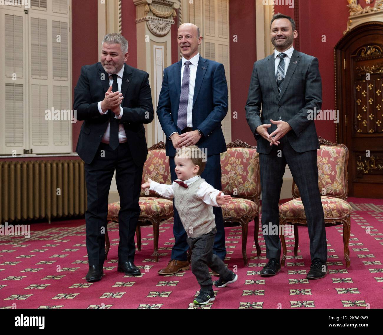 Parti Quebecois Leader Paul St-Pierre Plamondon's son Maurice runs back ...