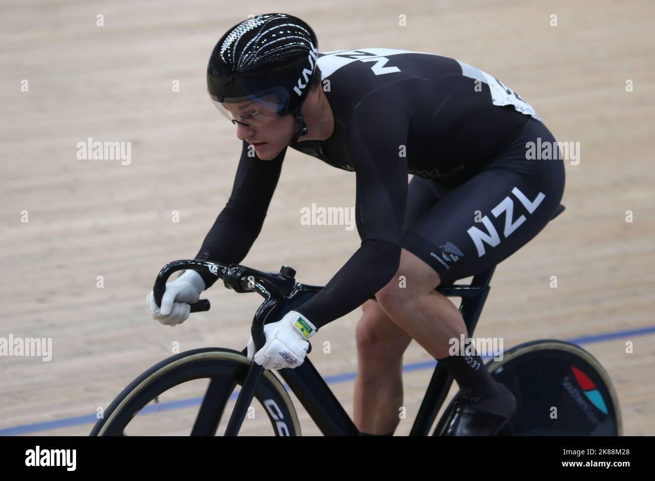 Sam WEBSTER of New Zealand in the Men's sprint cycling at the 2022 ...