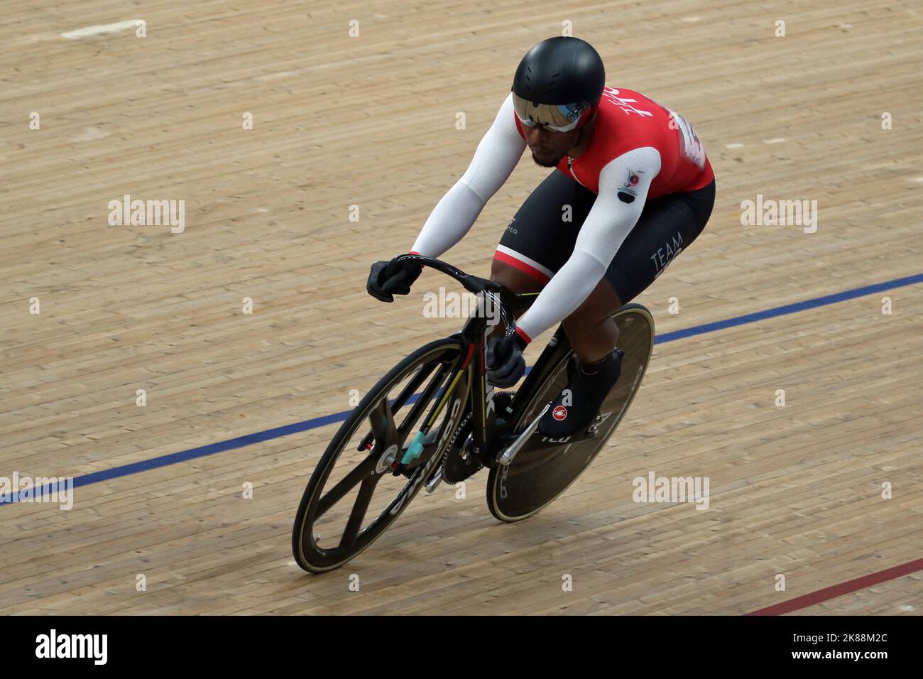 Nicholas PAUL of Trinidad & Tobago in the Men's sprint cycling at the ...
