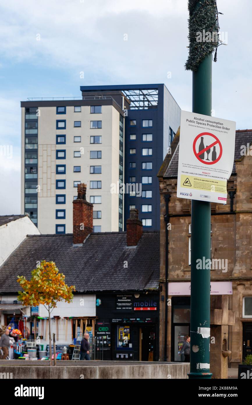 Church Street,Eccles a northern town in Greater Manchester Stock Photo ...