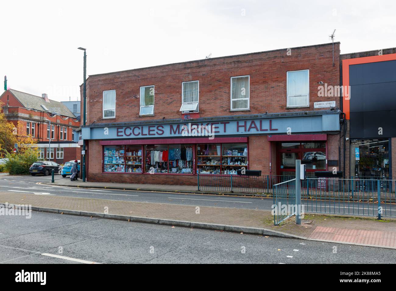 Eccles a northern town in Greater Manchester Stock Photo - Alamy