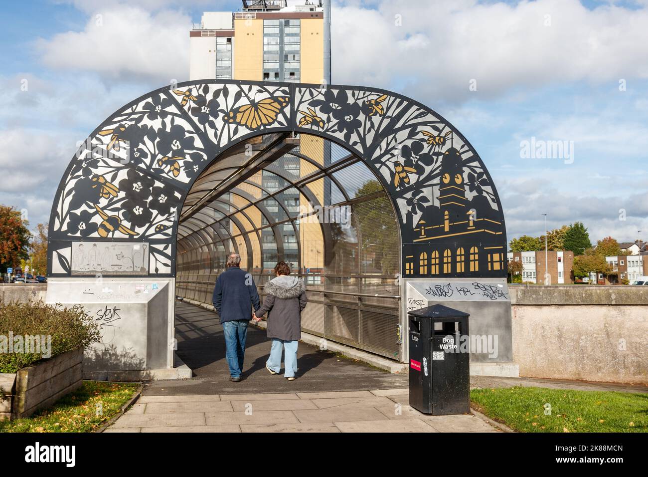Eccles a northern town in Greater Manchester Stock Photo - Alamy