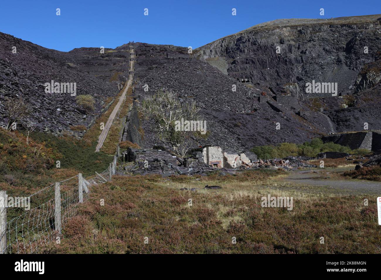 snowdonia llanberis dinorwic quarry wales Stock Photo - Alamy