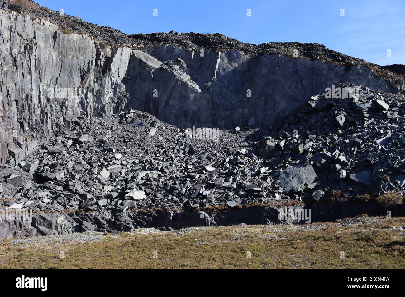 snowdonia llanberis dinorwic quarry wales Stock Photo - Alamy