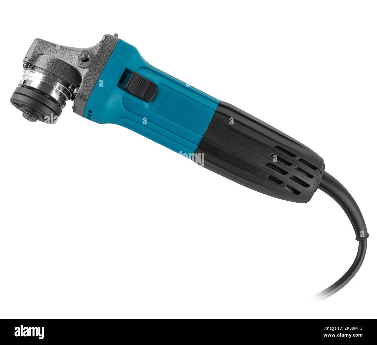 angle grinder, construction power tool, on a white background Stock ...