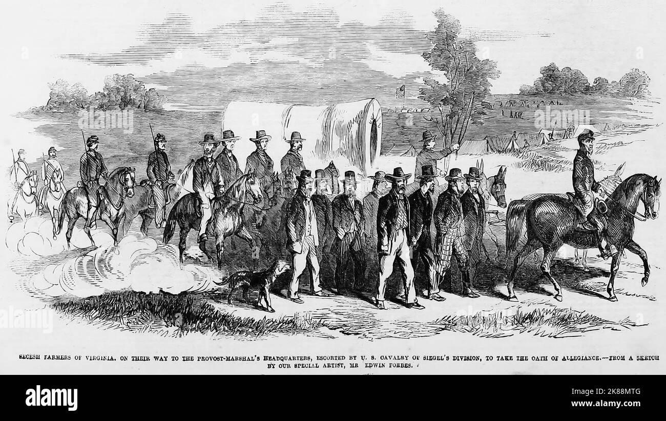 Secesh farmers of Virginia on their way to the Provost Marshal's ...