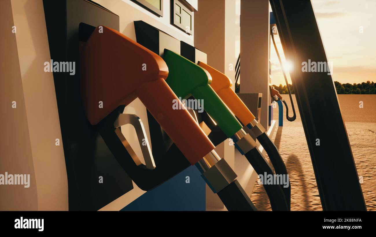 fuel pump petrol station Stock Photo - Alamy