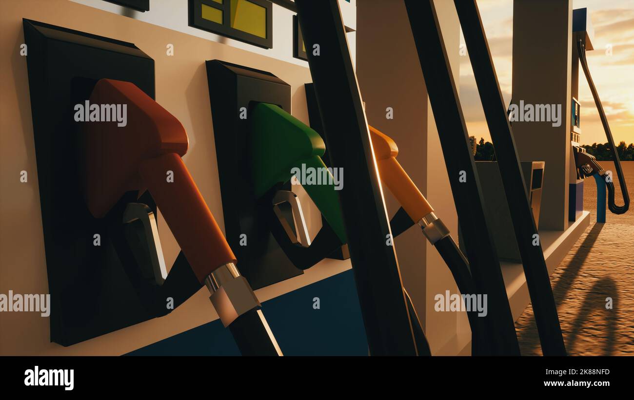 fuel pump petrol station Stock Photo - Alamy
